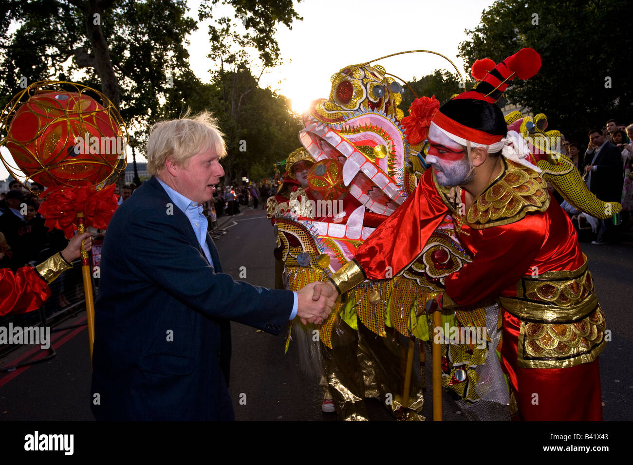 Boris Johnson Mayor of London opening THAMES FESTIVAL London United ...