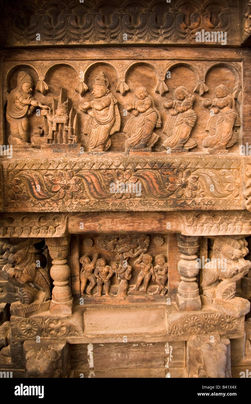 Figures on indian temple in hi-res stock photography and images - Alamy