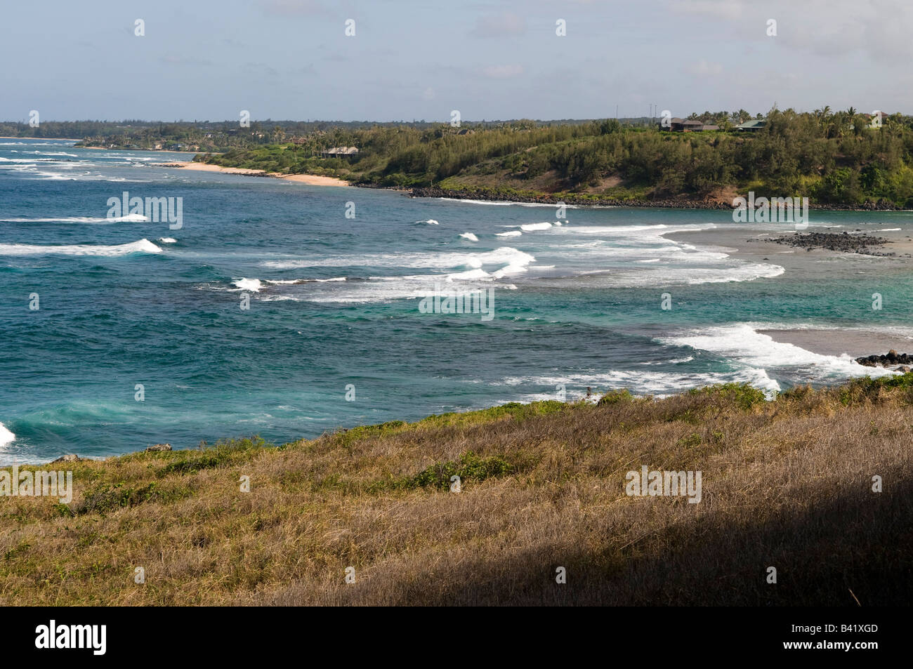 Papaa Bay Kauai Hawaii Stock Photo - Alamy