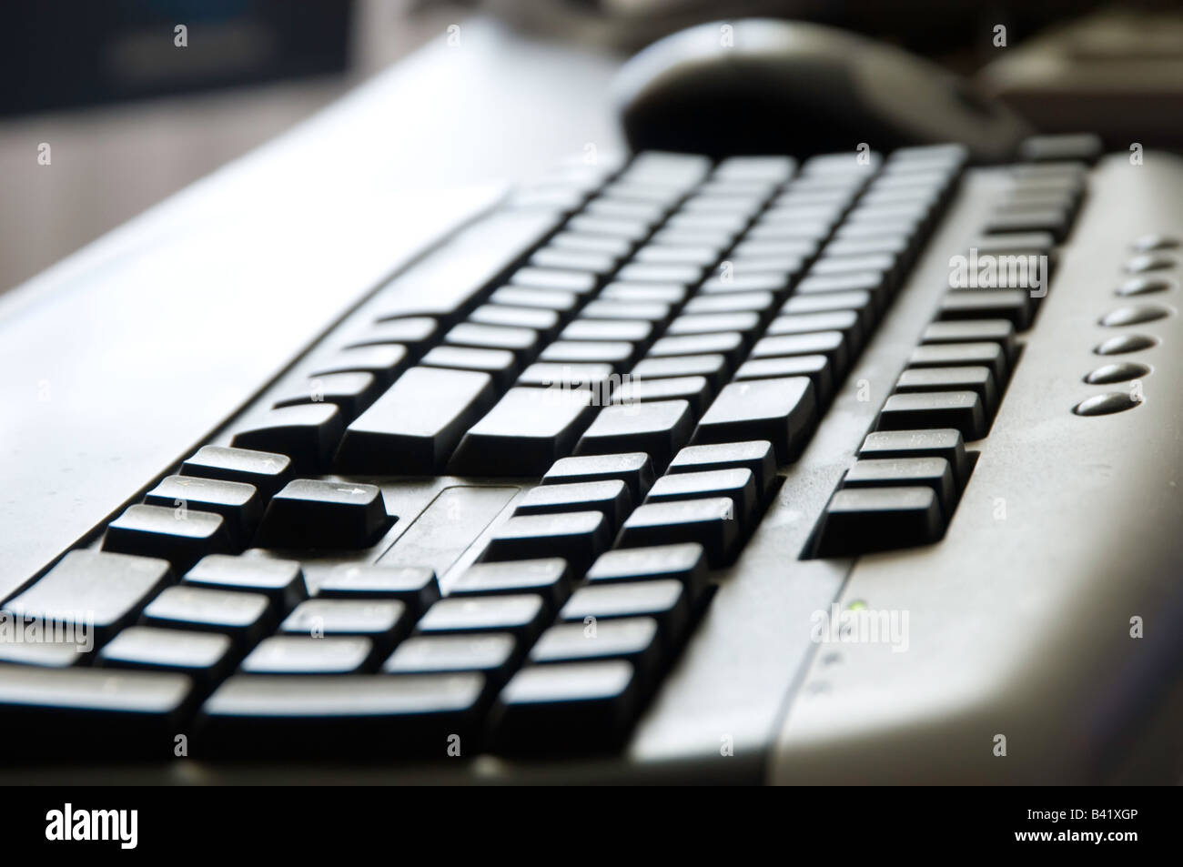 Impressionistic view of computer keyboard Stock Photo - Alamy