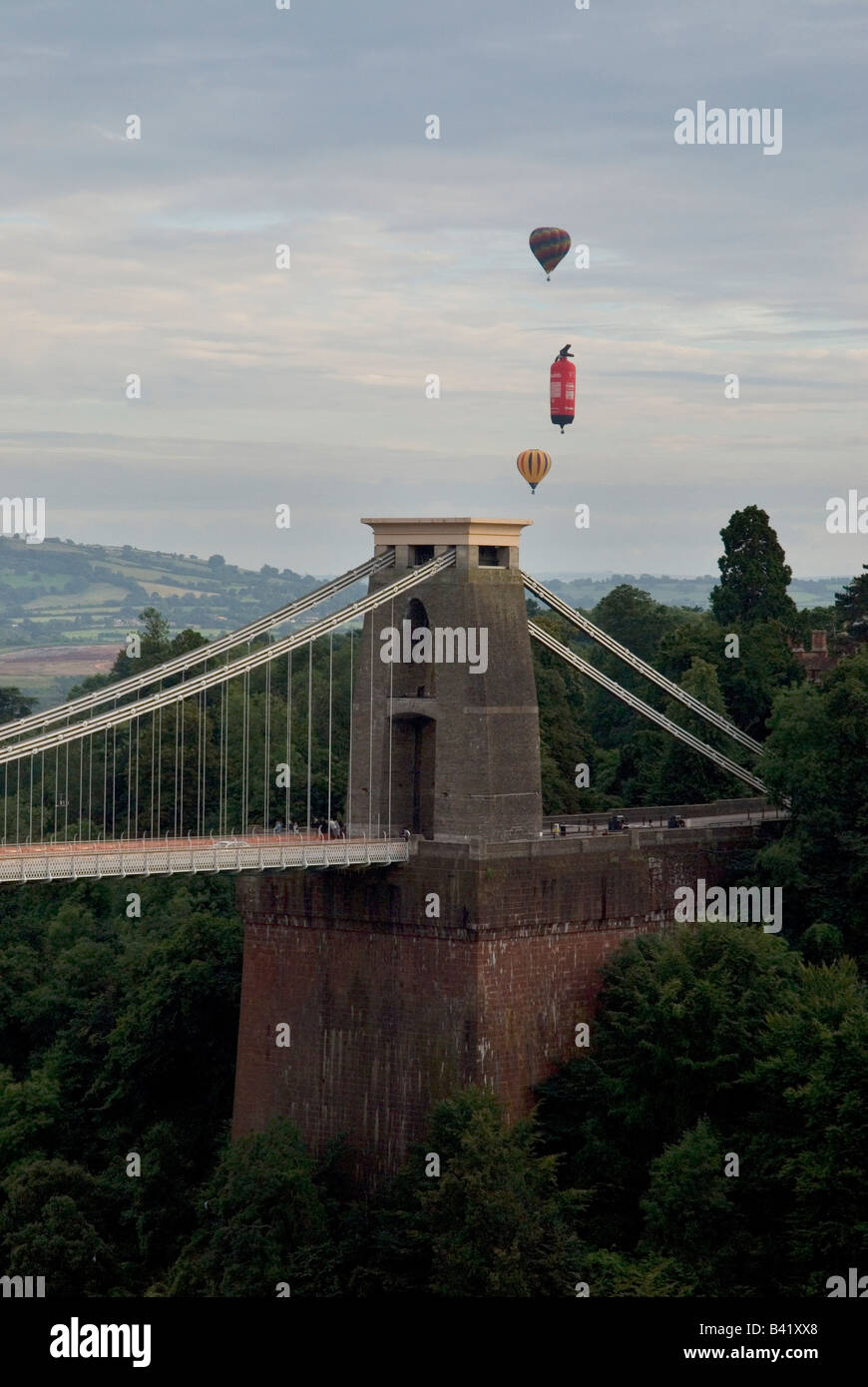 Clifton suspension bridge balloons hi-res stock photography and images ...