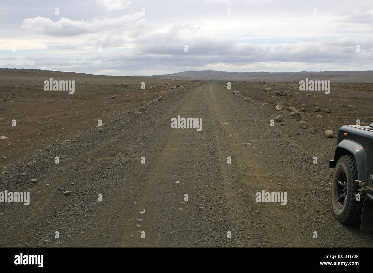 Remote road, Iceland Stock Photo - Alamy