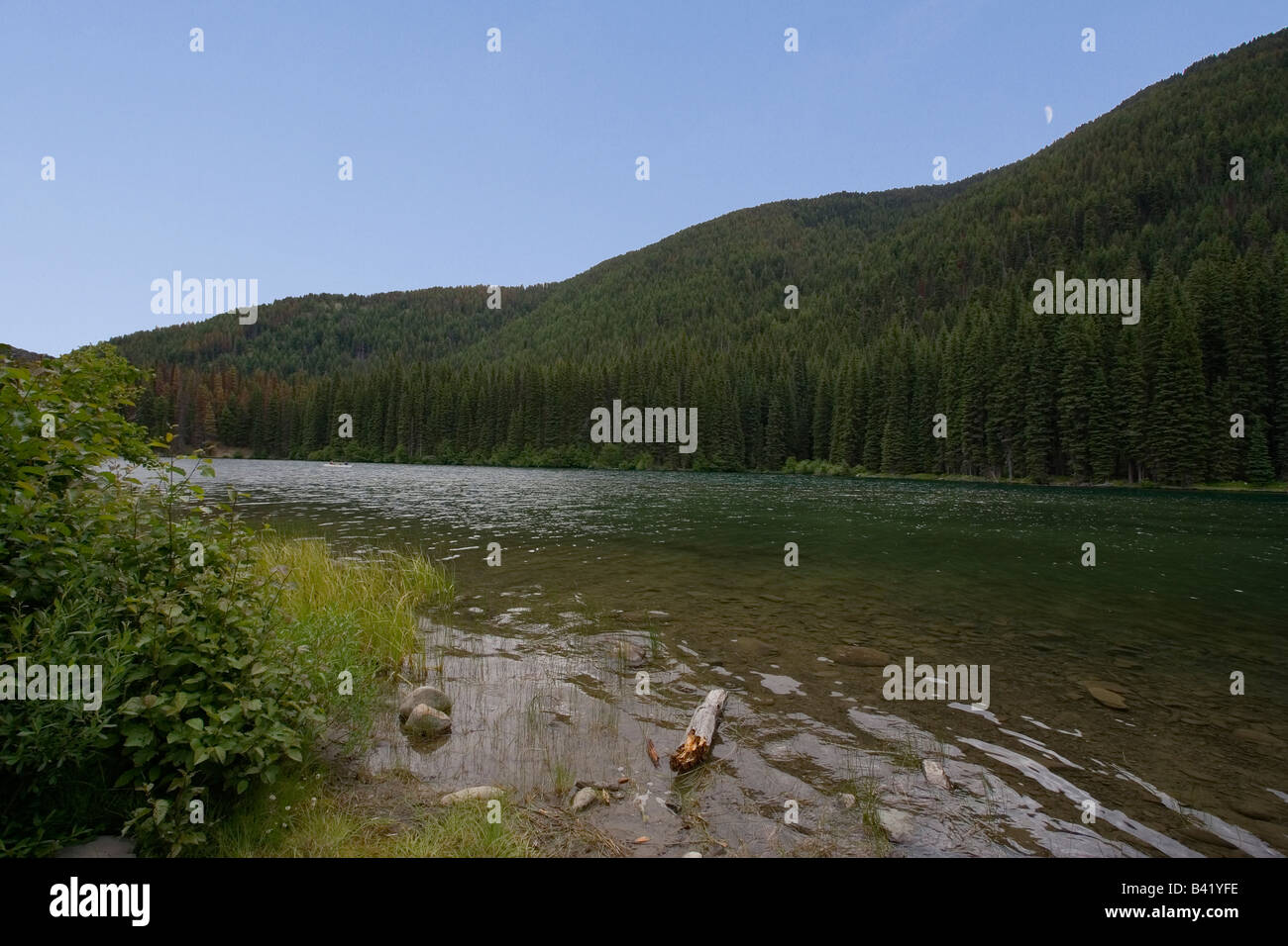 lightning lake in the manning provincial park british columbia canada ...