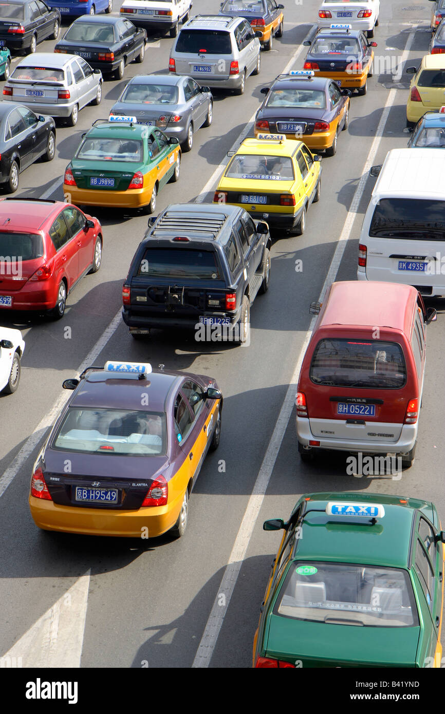 Rush hour traffic in Beijing, China Stock Photo - Alamy