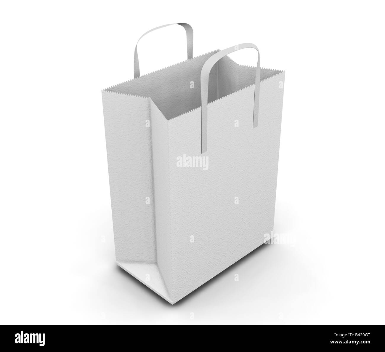 3D render of a shopping bag Stock Photo - Alamy
