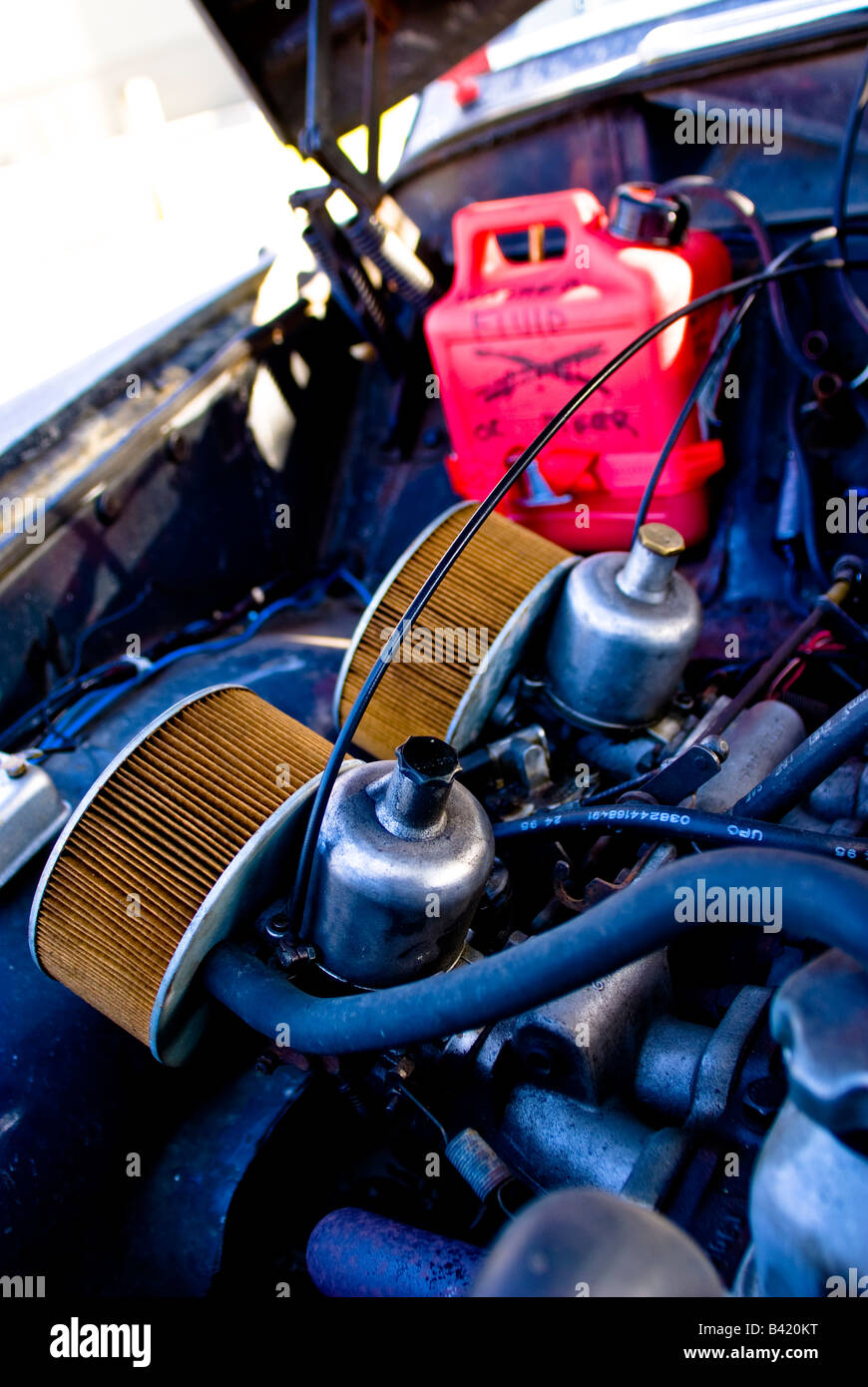 Race car engine bay hi-res stock photography and images - Alamy