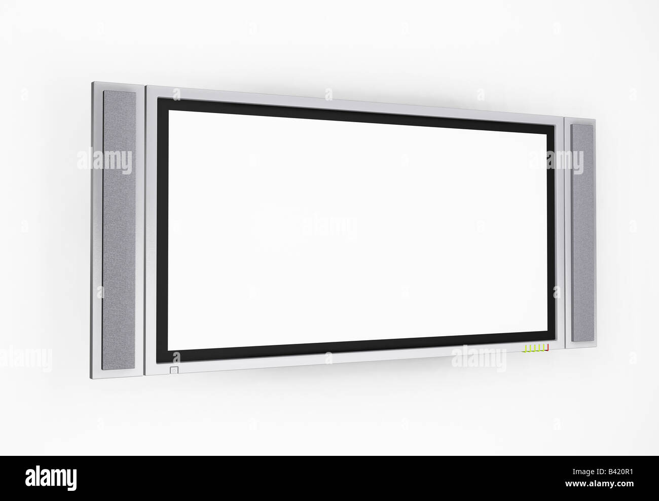 3D render of a plasma screen television Stock Photo - Alamy