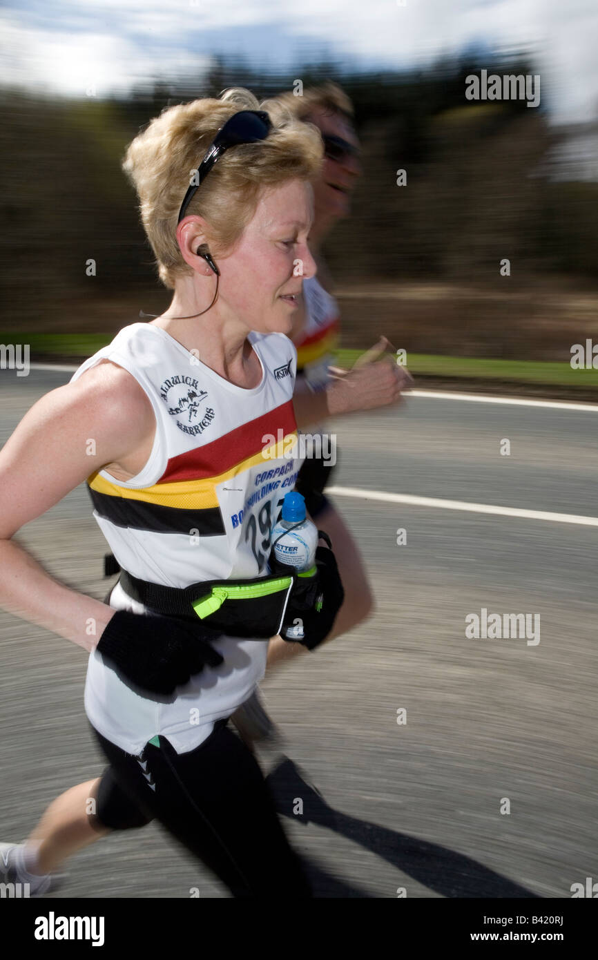 First female marathon runner hi-res stock photography and images - Alamy