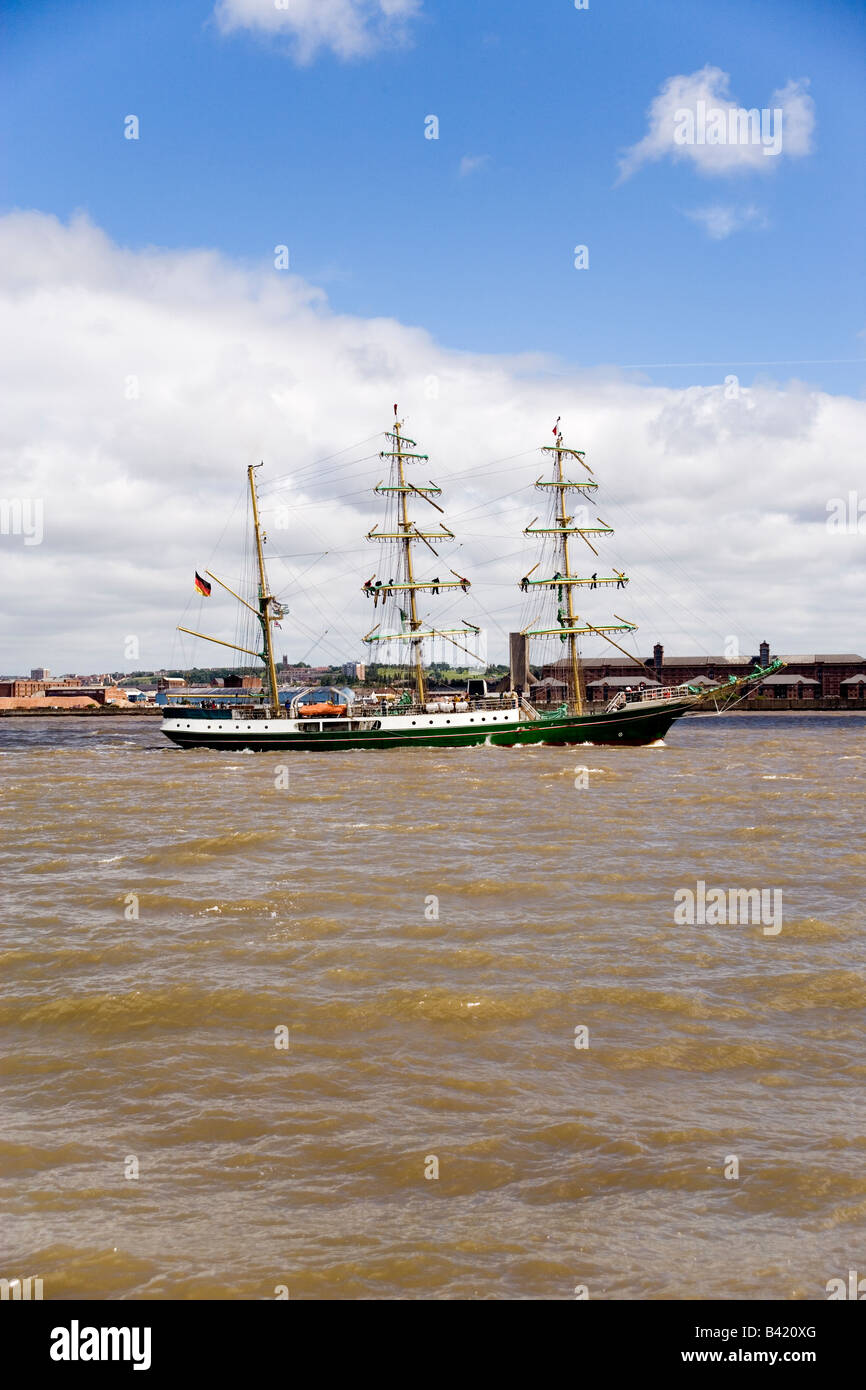 German sailing ship the Alexander Von Humboldt at the Tall Ships race ...