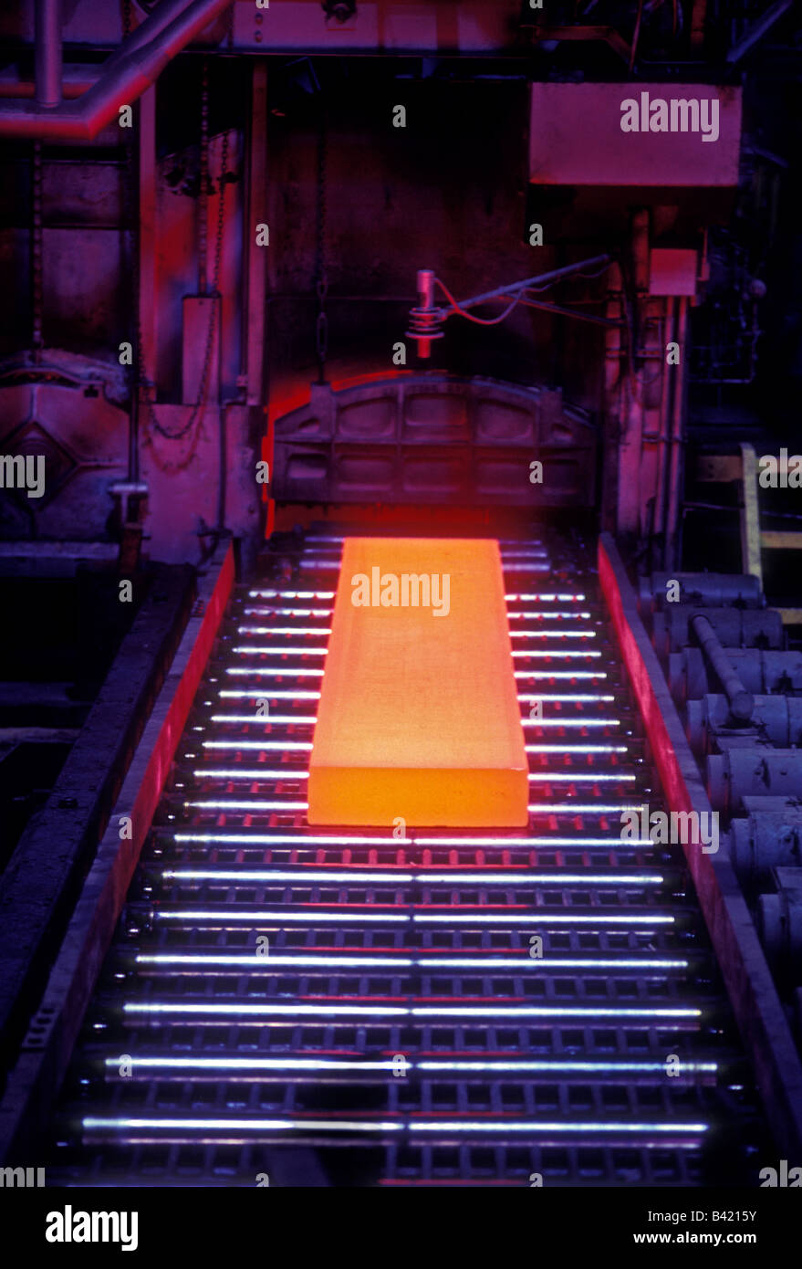 copper rolling industry Stock Photo - Alamy
