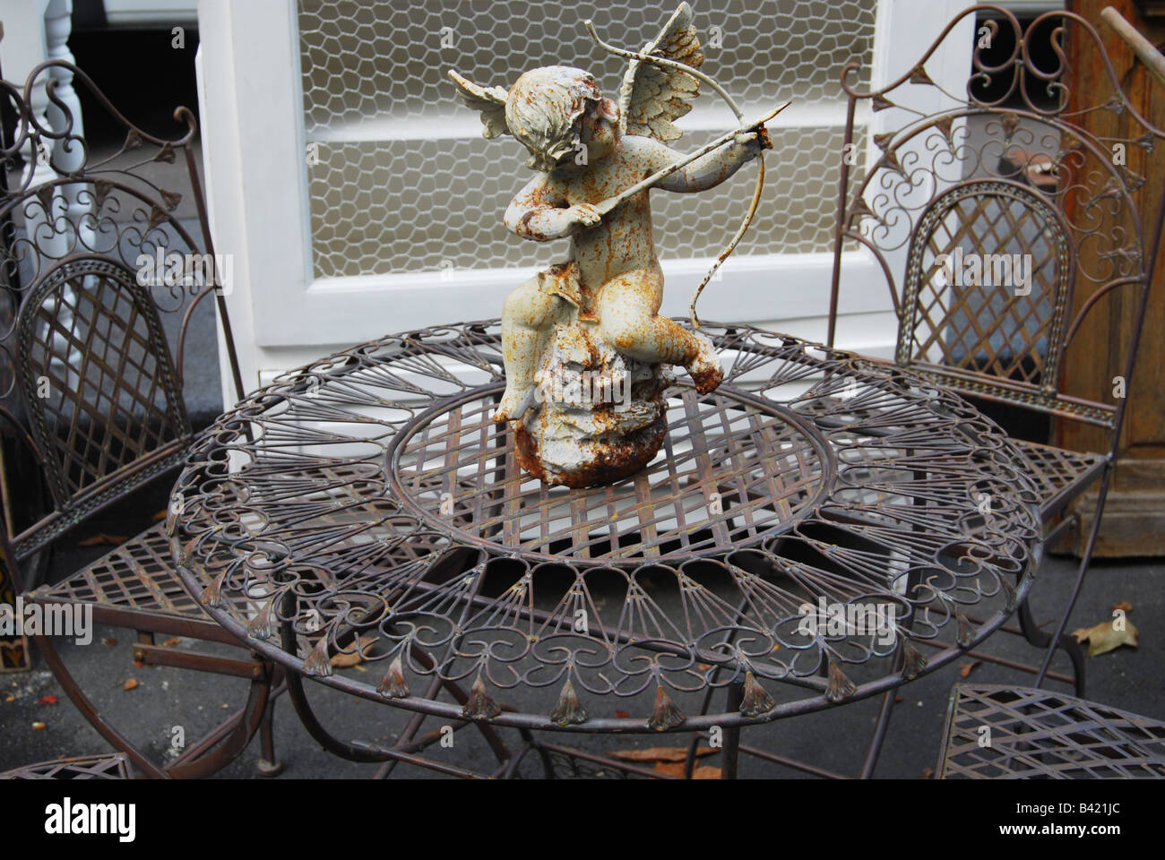 mixed collection of bric a brac at Lille Braderie France Stock Photo ...