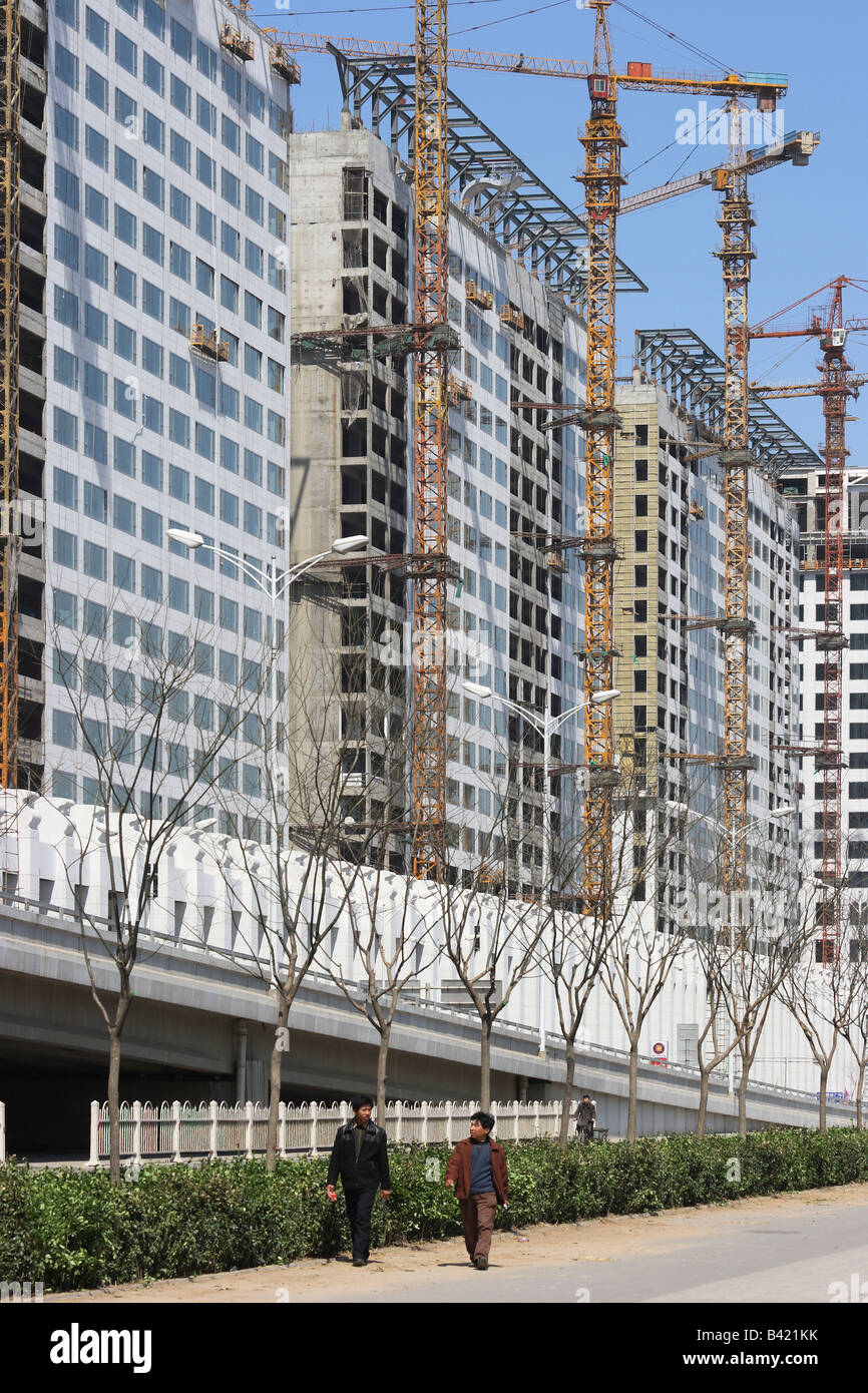 Buildings under construction, Beijing, China Stock Photo - Alamy