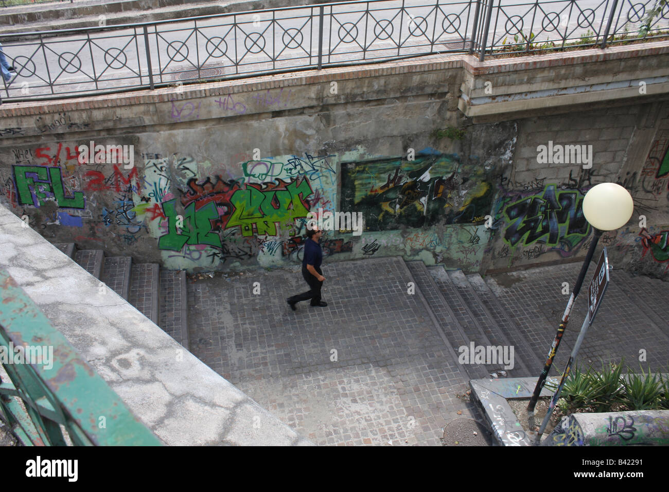 Graffiti in Pozzuoli in southern Italy Stock Photo - Alamy