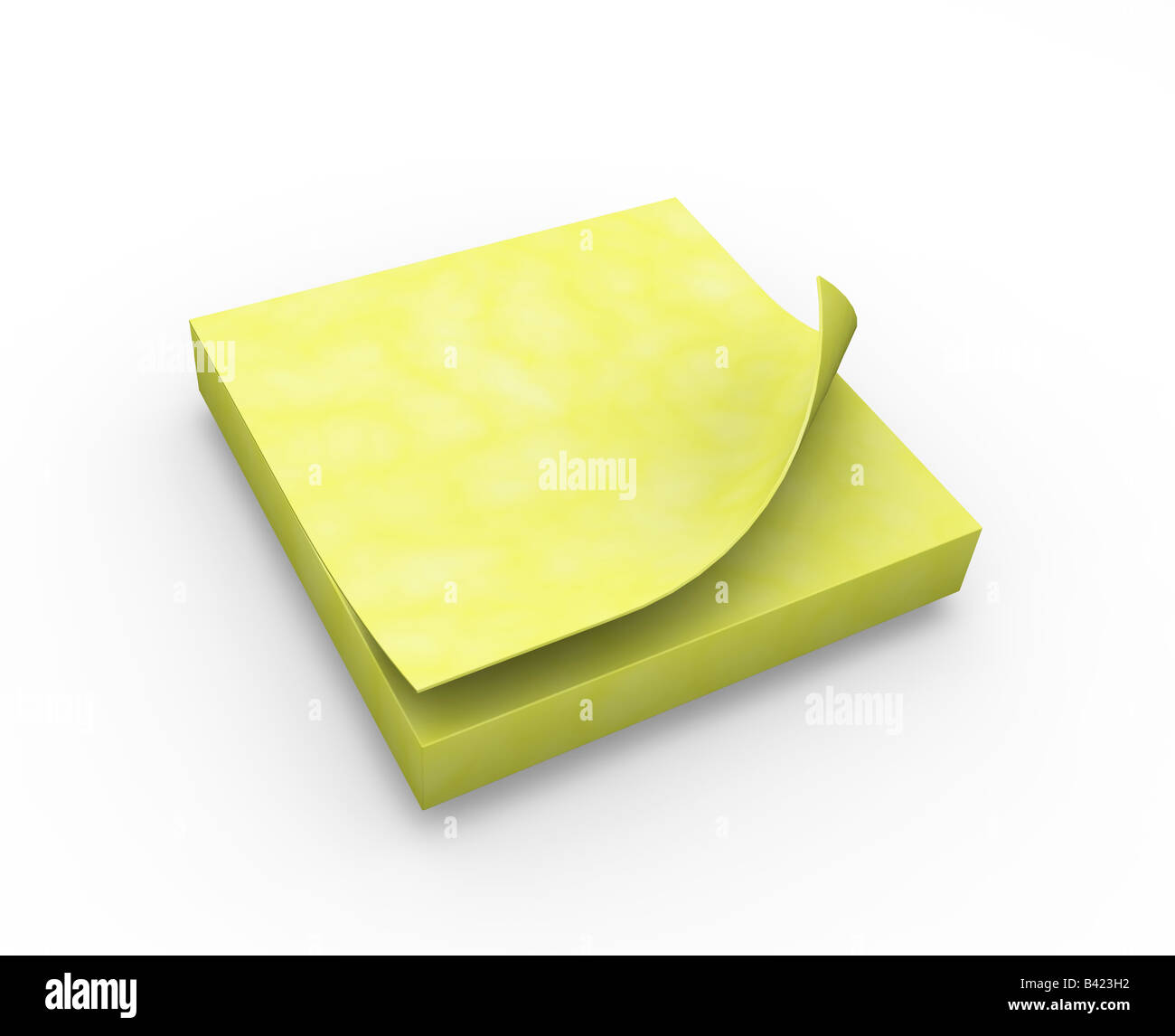 3D render of post it notes Stock Photo - Alamy