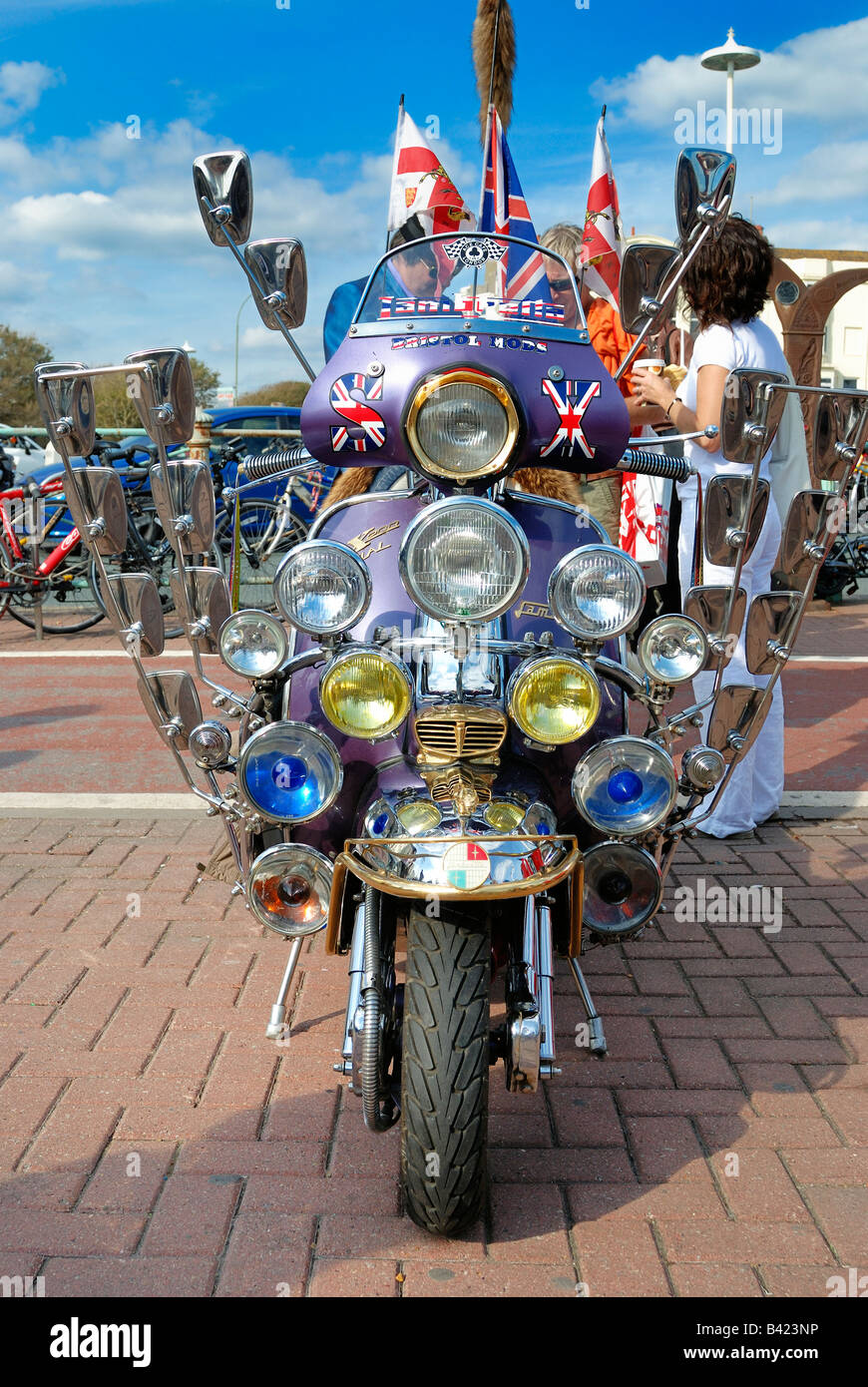 Mod scooter hi-res stock photography and images - Alamy