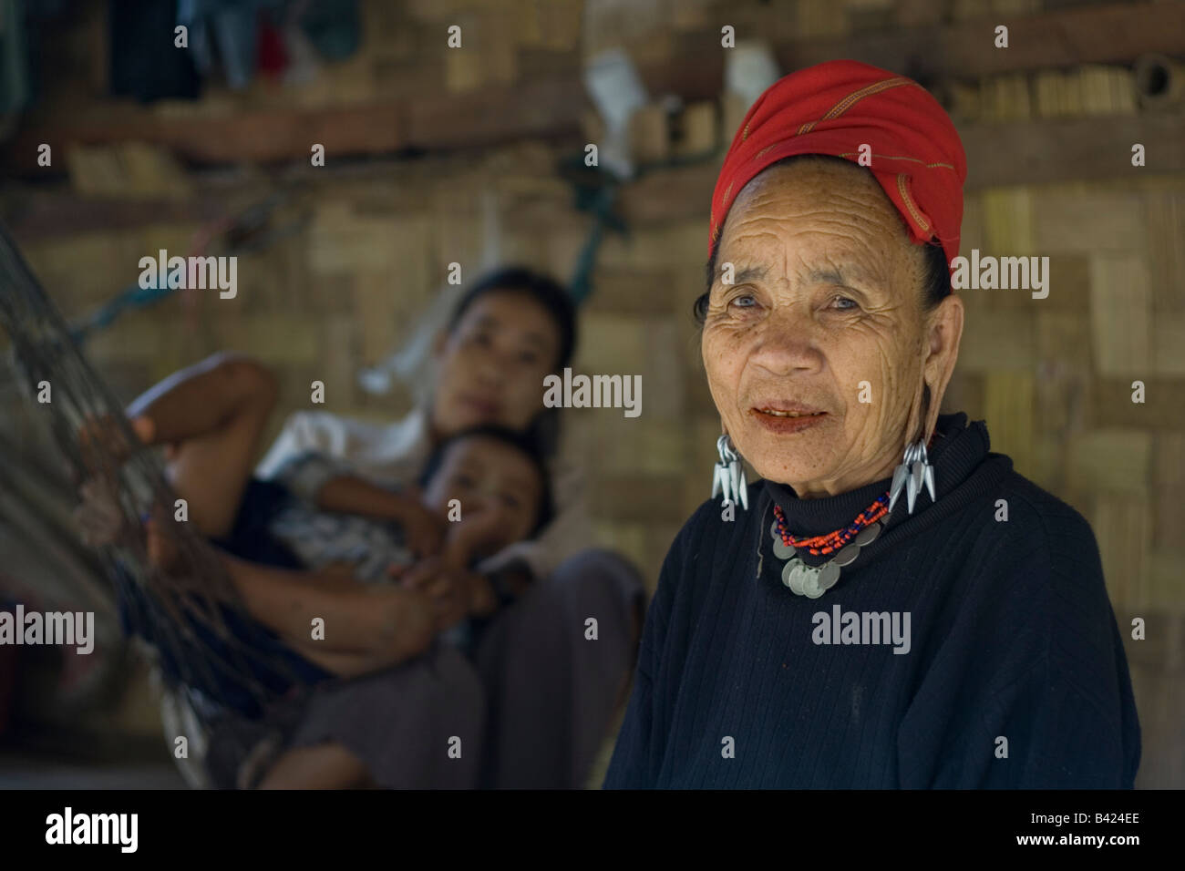 A "long ears" woman, Thailand Stock Photo - Alamy