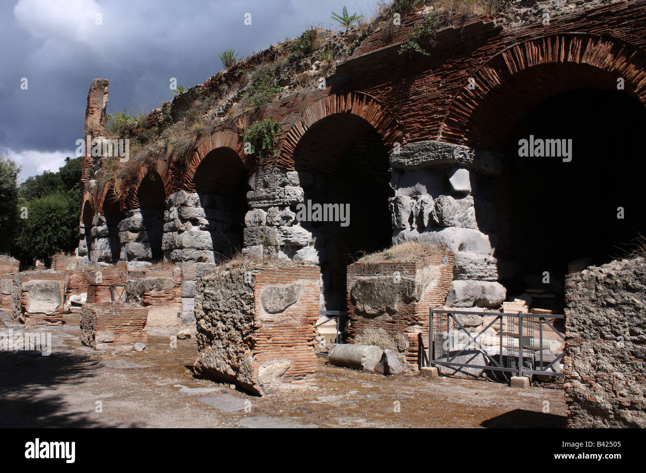 The Flavian amphitheatre in Pozzuoli, southern Italy Stock Photo - Alamy