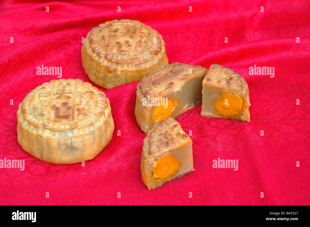 Chinese Moon Cakes. Mooncakes are a Chinese pastry traditionally eaten ...