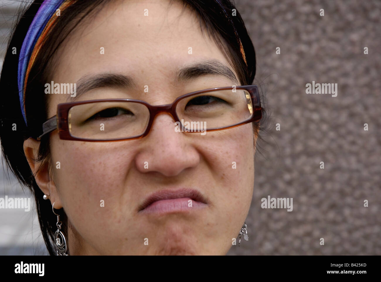 Grumpy girl hi-res stock photography and images - Alamy