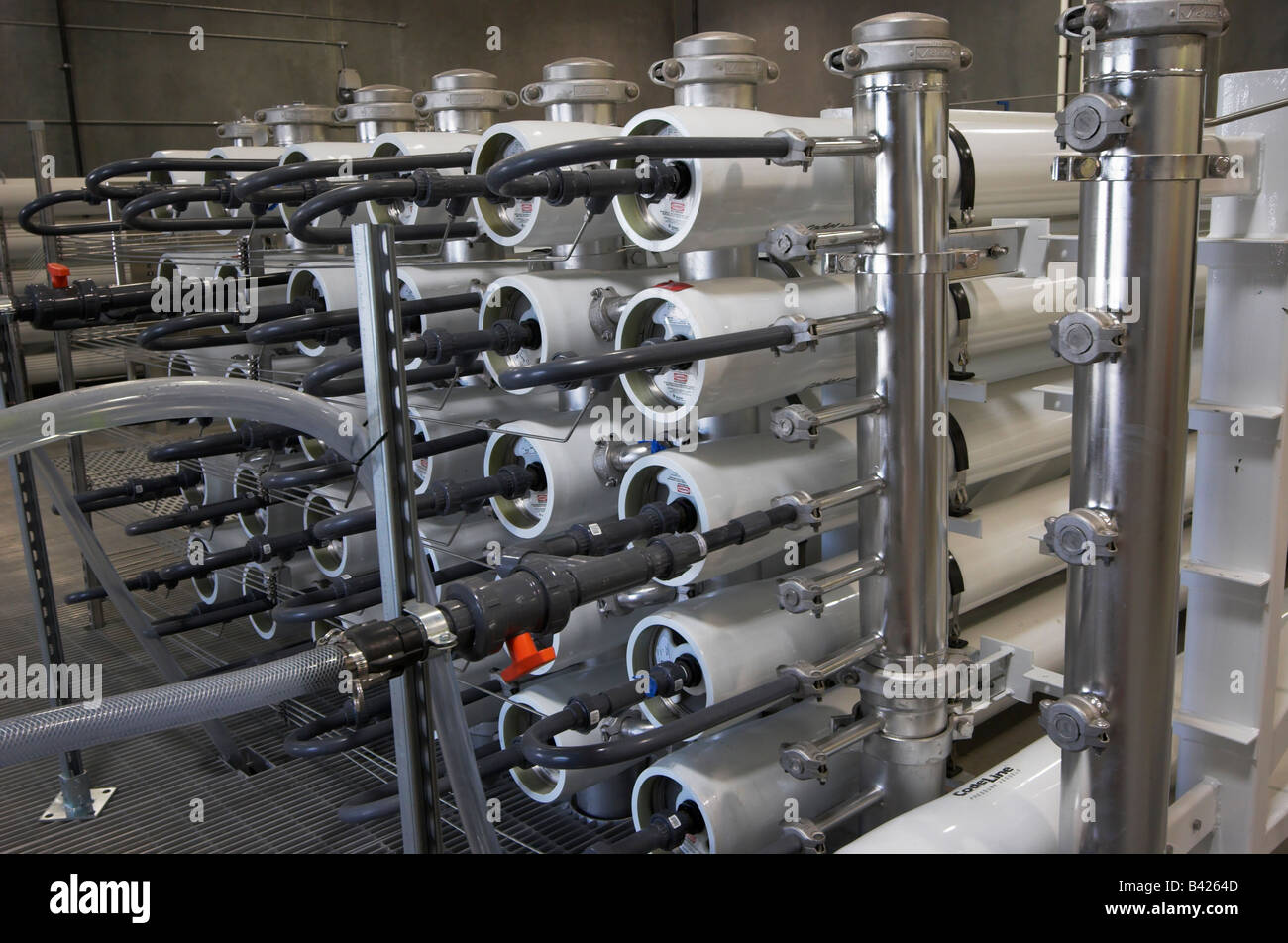 Reverse osmosis trains Stock Photo - Alamy