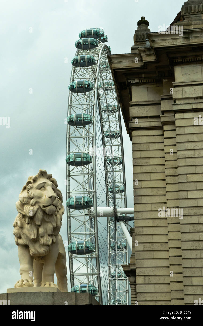 The London Eye, portrait colour photograph Stock Photo - Alamy