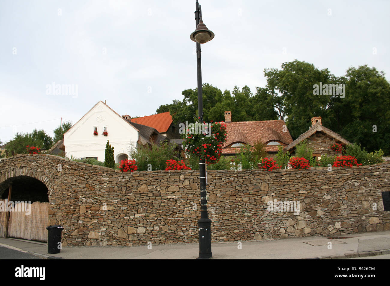 Inner yard of country house Stock Photo - Alamy