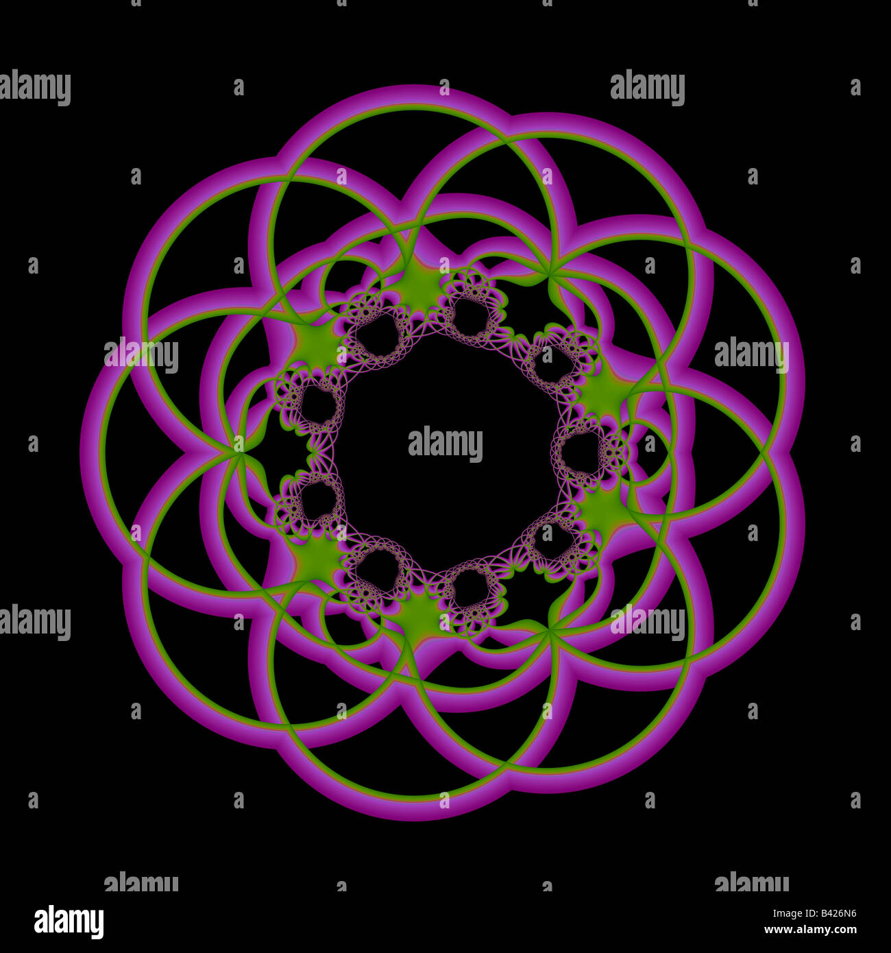 Fractal rose hi-res stock photography and images - Alamy