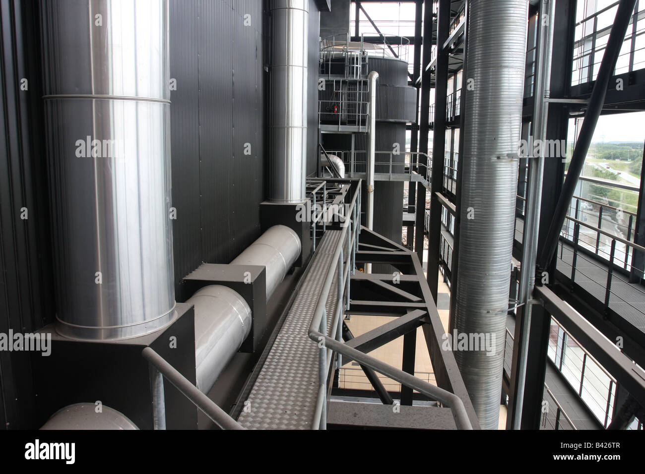 Waste incinerator energy plant in denmark in Kolding and used for ...