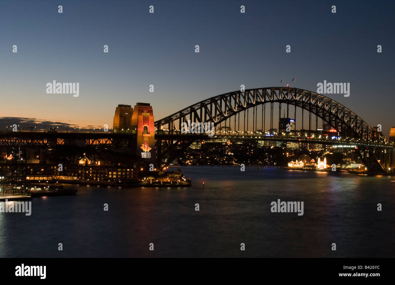 Sydney harbour bridge pylon hi-res stock photography and images - Alamy