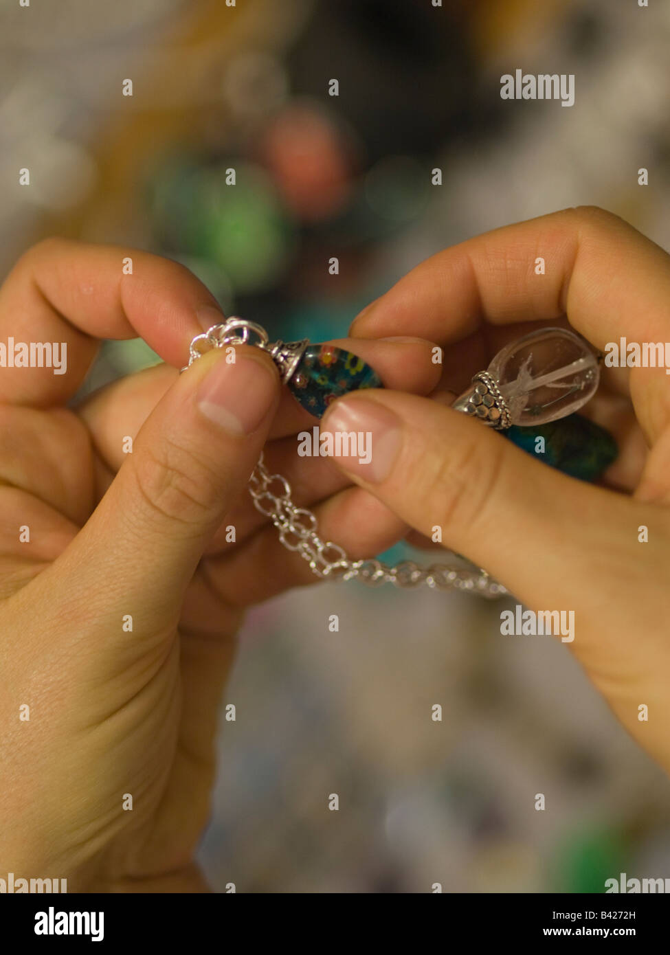 Ruby and diamond necklace hi-res stock photography and images - Alamy