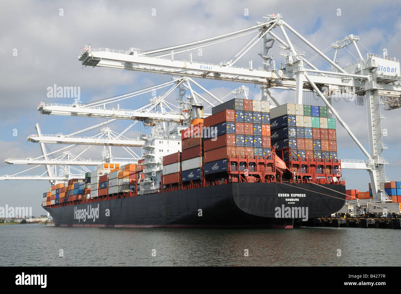 German container ship hi-res stock photography and images - Alamy