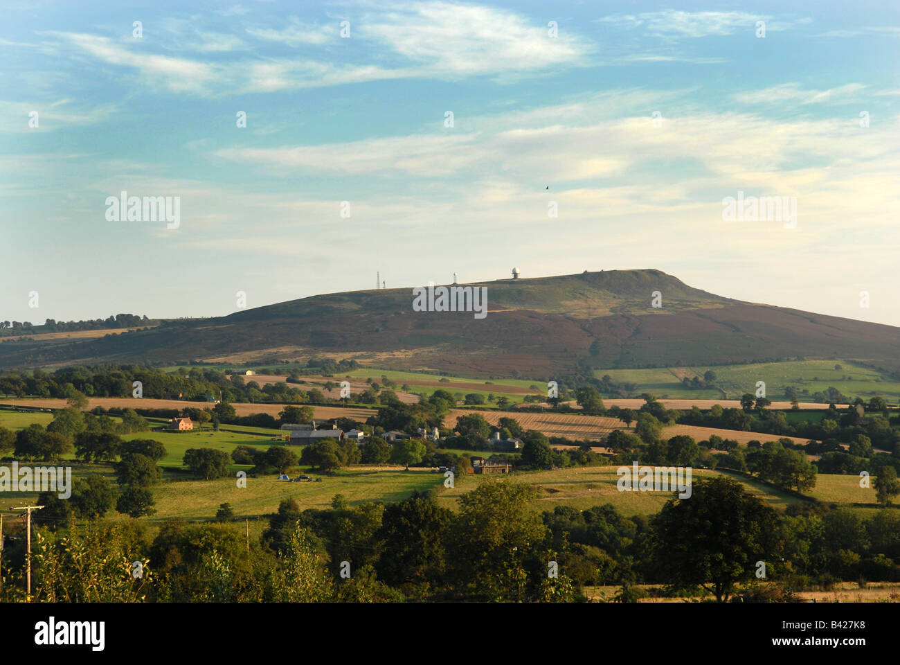 The Clee Hill in Shropshire England Stock Photo - Alamy