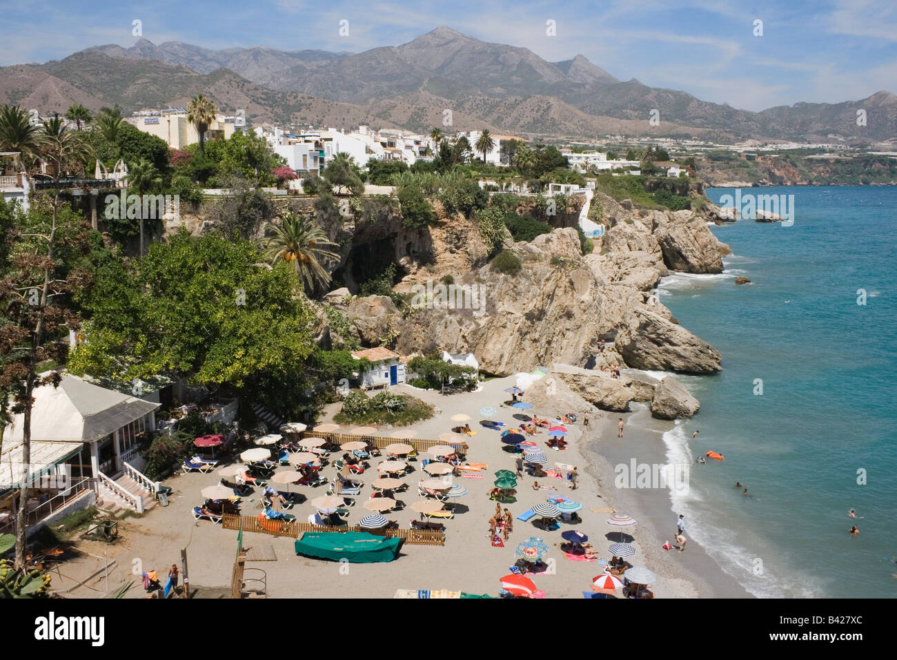 Nerja spain beach hi-res stock photography and images - Alamy