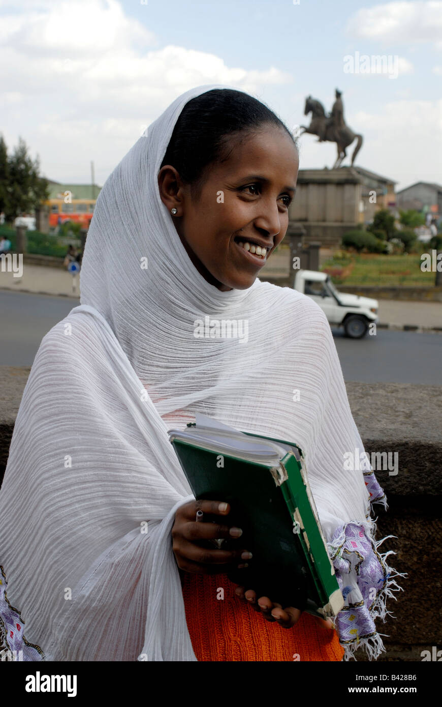 African student in Addis Abbeba Stock Photo - Alamy