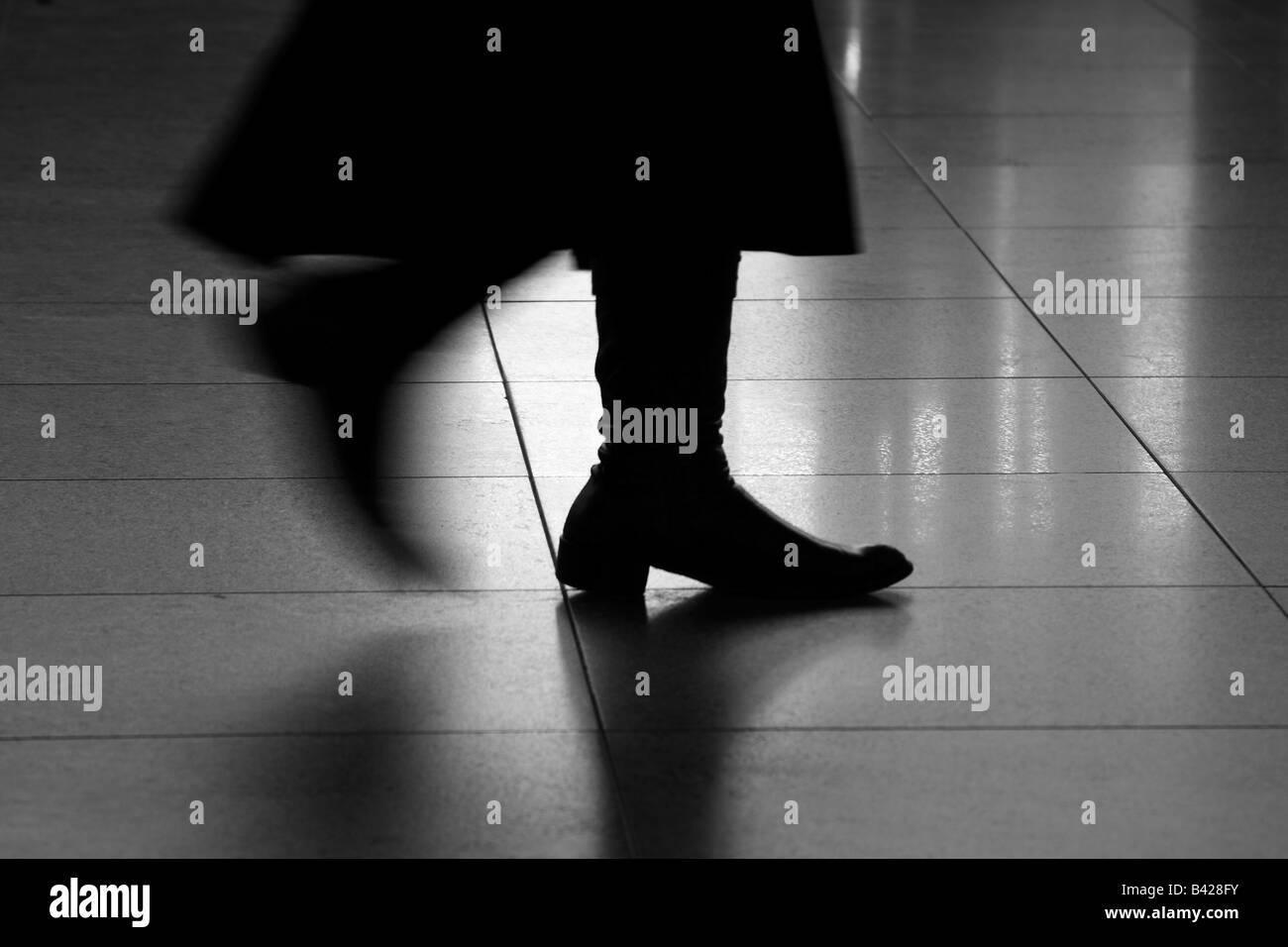 Female shadow floor Black and White Stock Photos & Images - Alamy