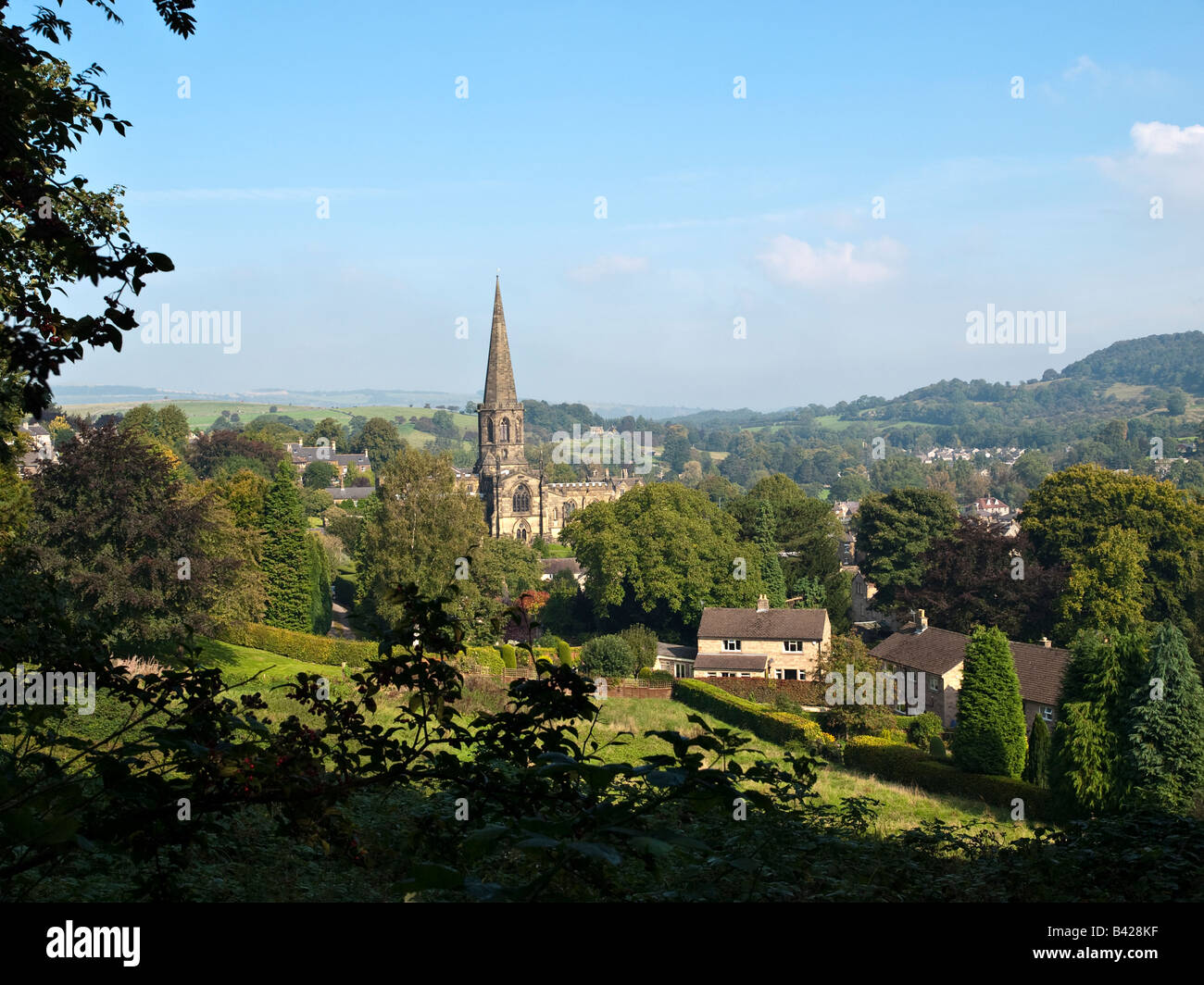 'All Saint's Church' Bakewell, Derbyshire Stock Photo - Alamy