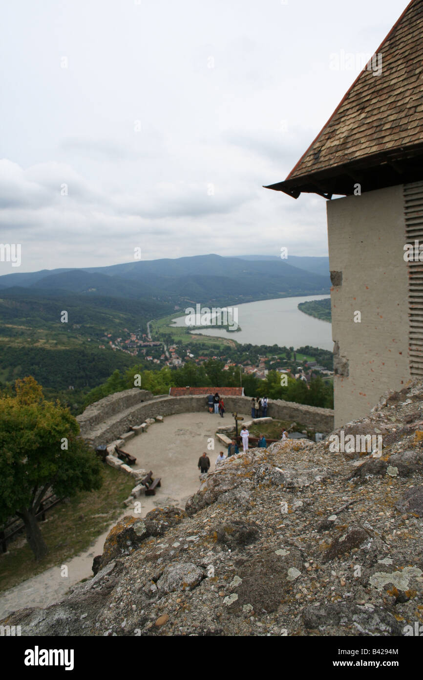 Ancient castle ruins Vishegrad on Danube bend Hungary Stock Photo - Alamy
