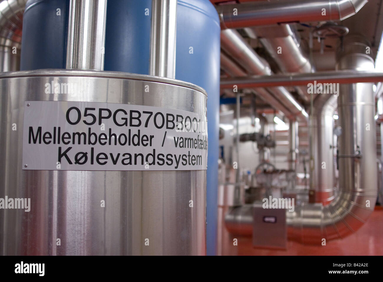 Waste incinerator energy plant in denmark in Kolding and used for ...