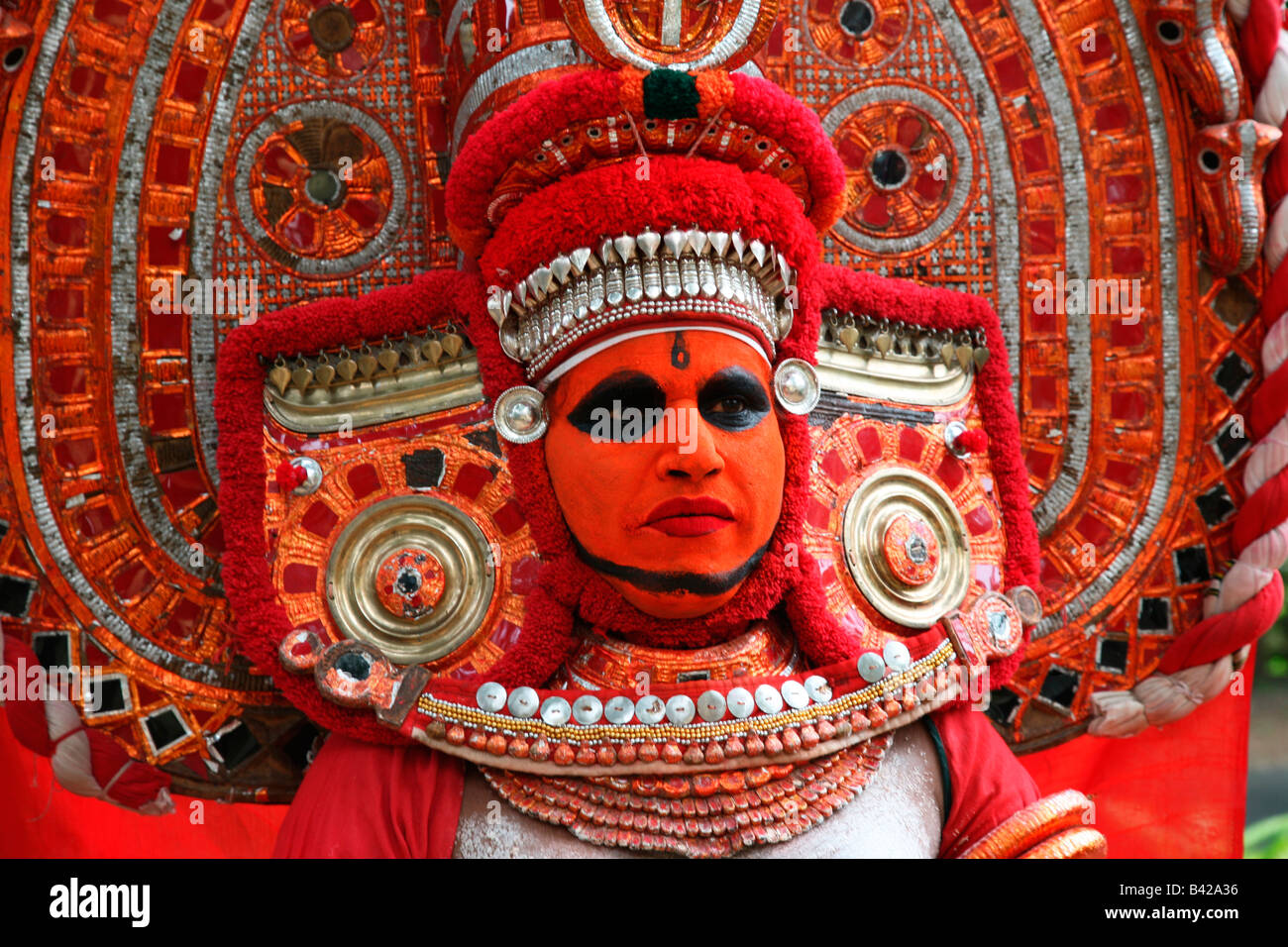A Theyyam performer in Kerala, india Stock Photo - Alamy