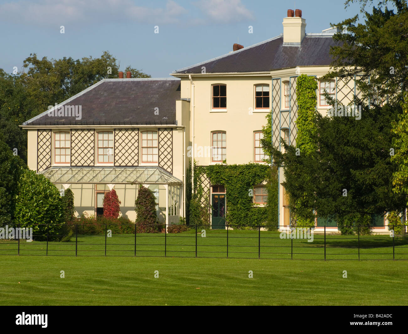 Down House home of Charles Darwin newly painted Downe Bromley London UK ...