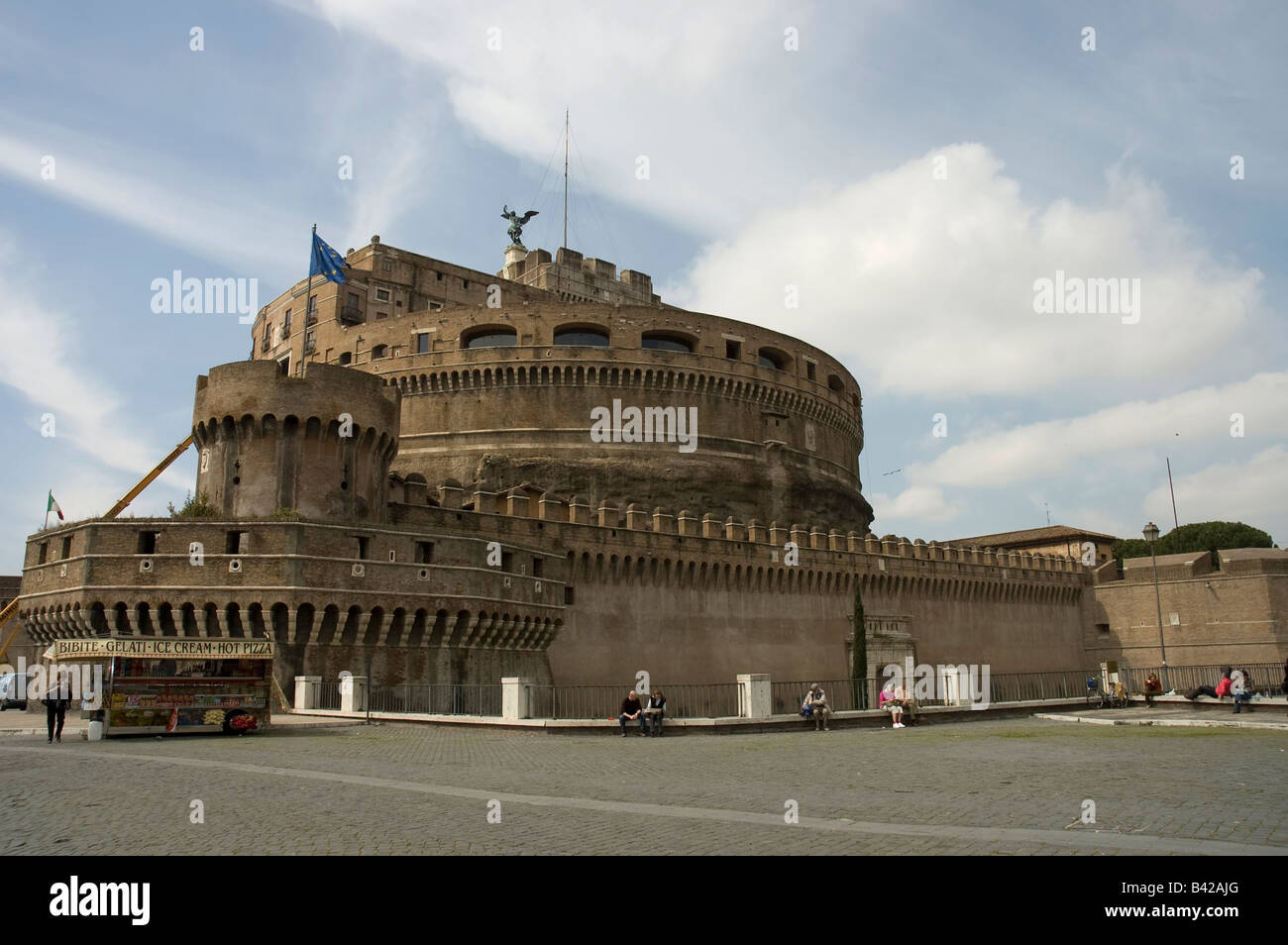 Castle San Angelo or Saint Angelo Castle, Rome, Italy Stock Photo - Alamy