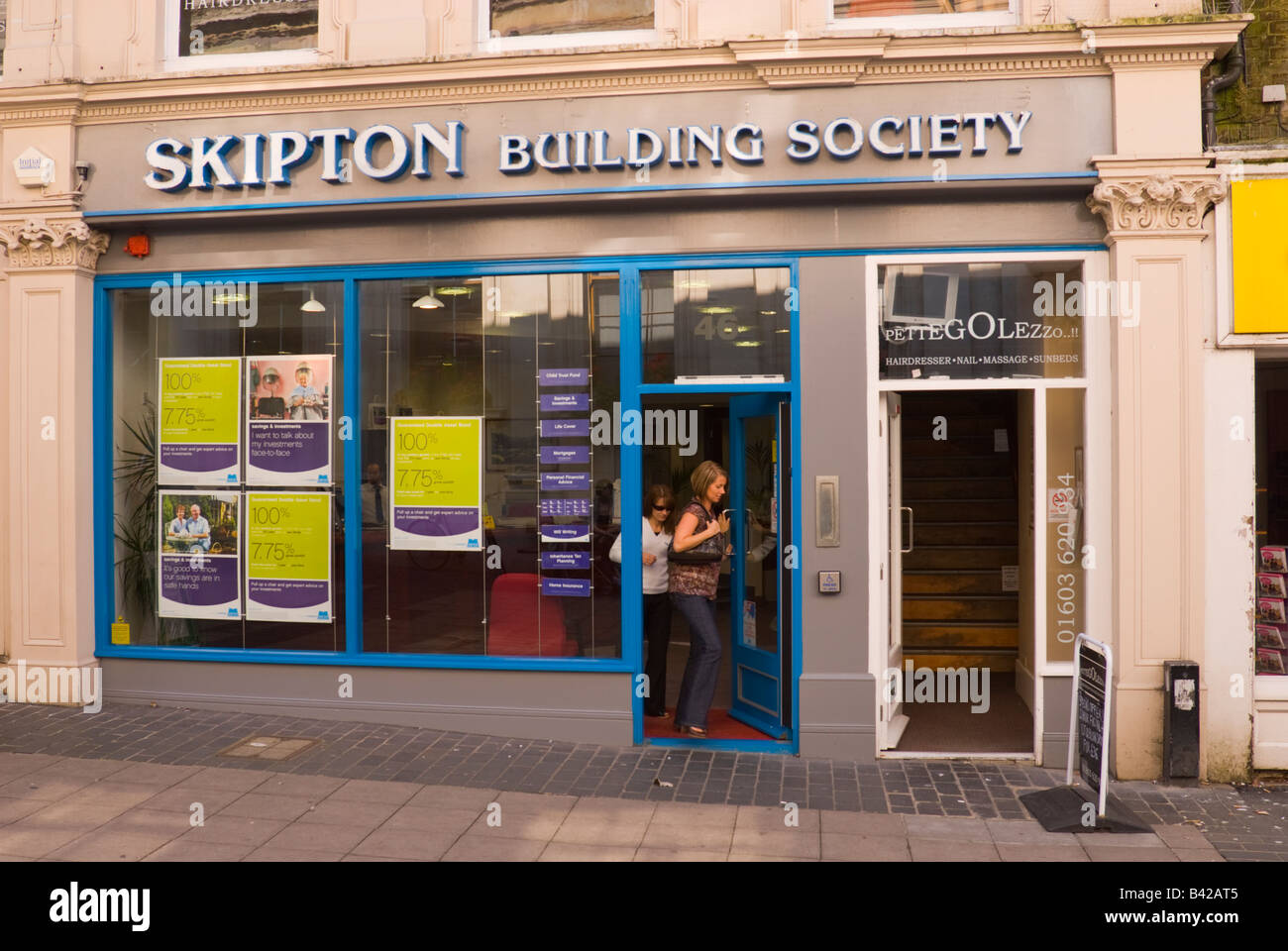 Skipton Building Society in Norwich,Norfolk,Uk Stock Photo - Alamy
