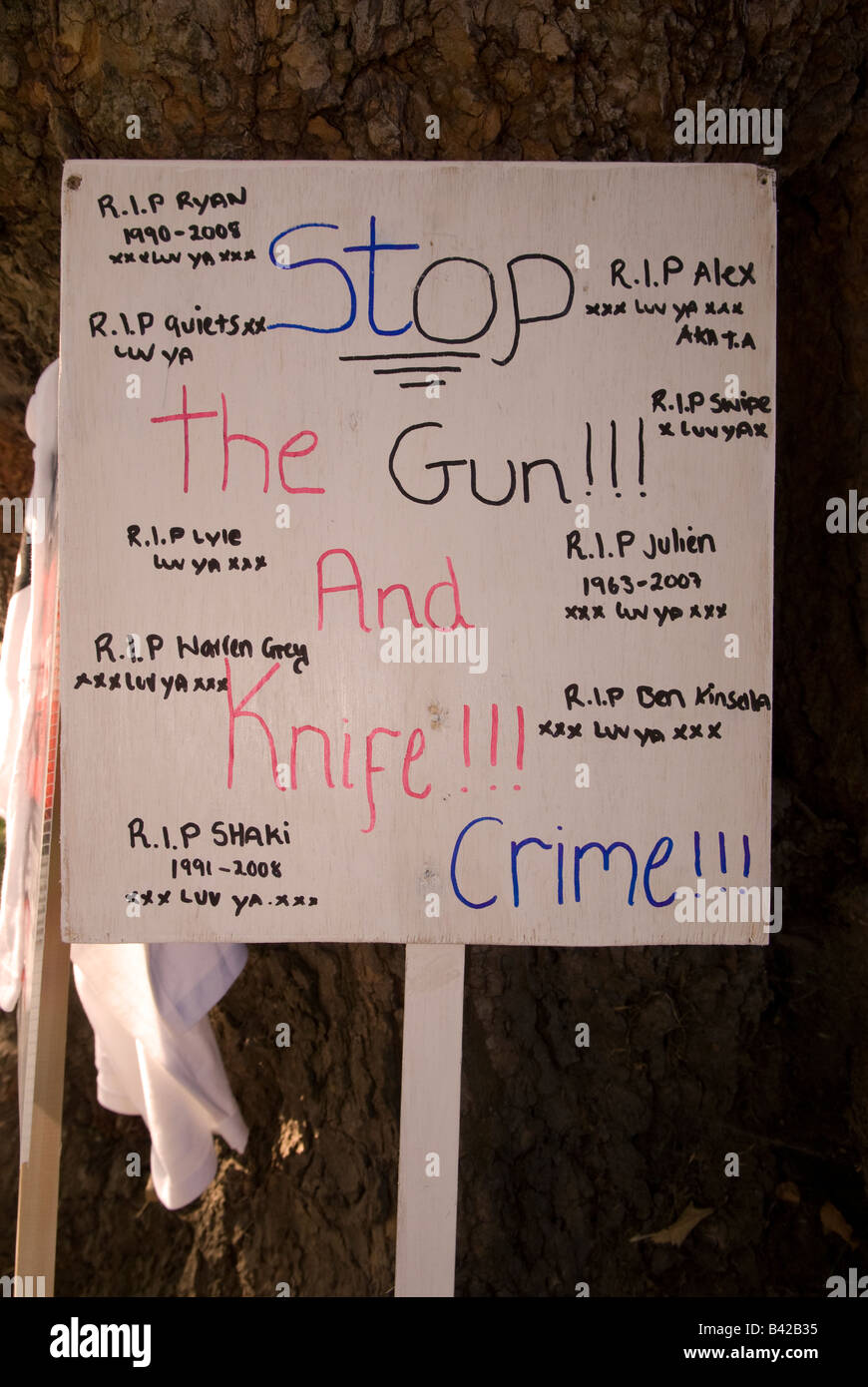 Placard at The People s March Sat 20 Sept 2008 March and demo against ...