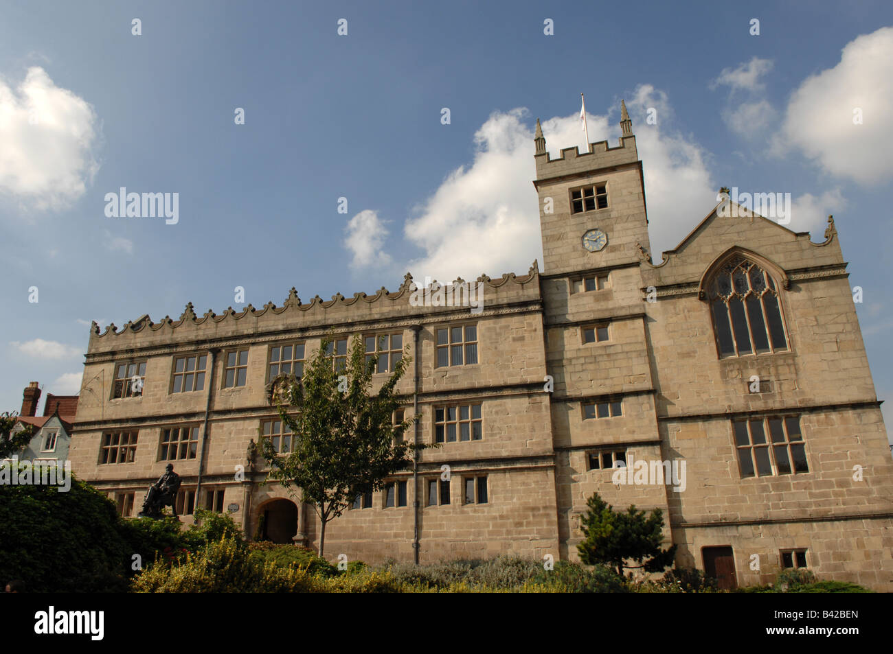 Castle Gates Library in Shrewsbury Shropshire Stock Photo - Alamy