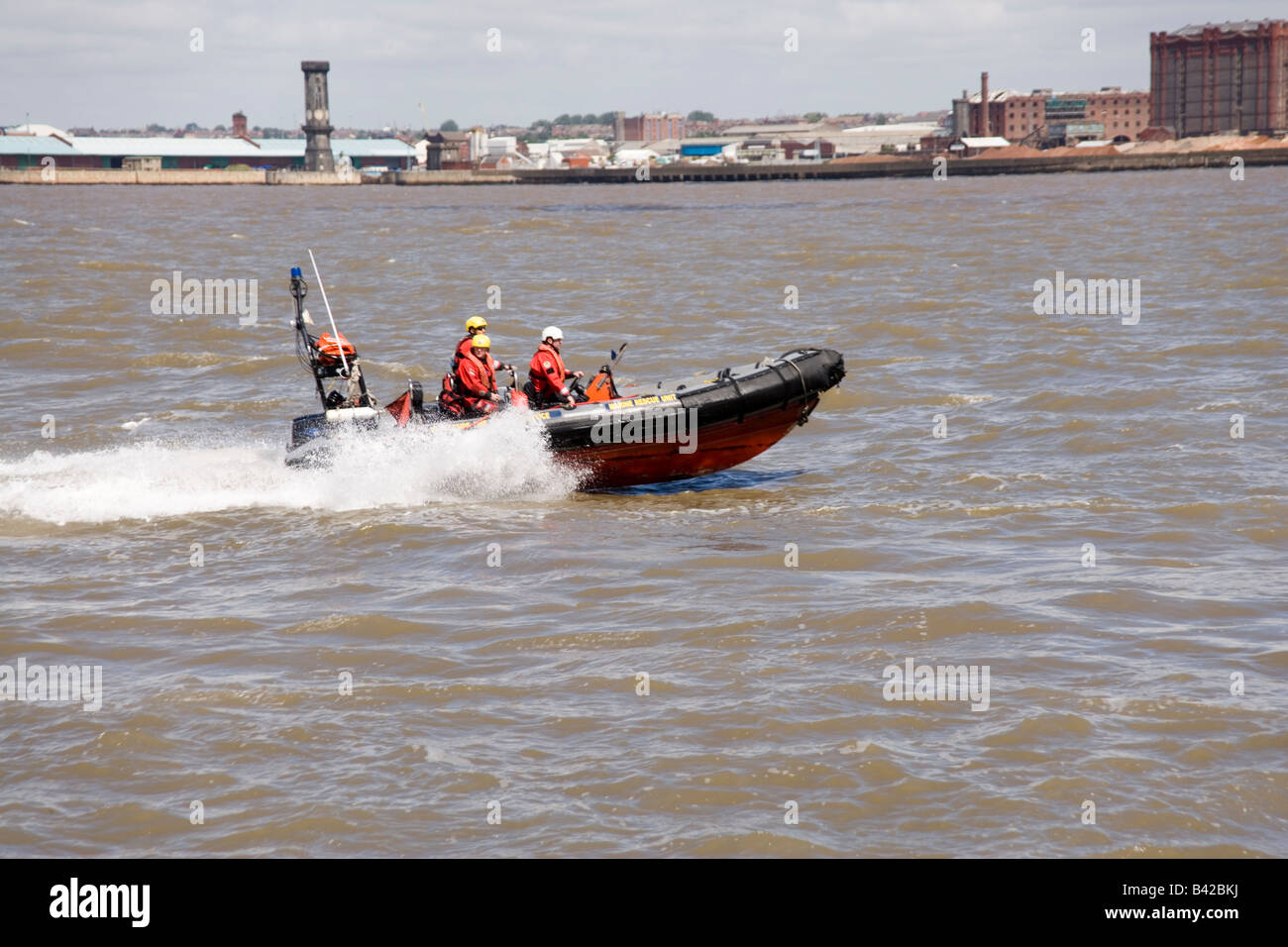 Merseyside Fire and Rescue Service boat at the Tall Ships race in ...