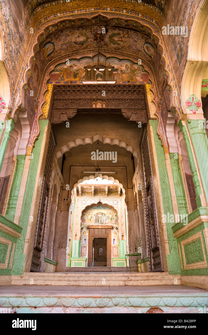 Maharajah rooms inside a old palace India Stock Photo - Alamy