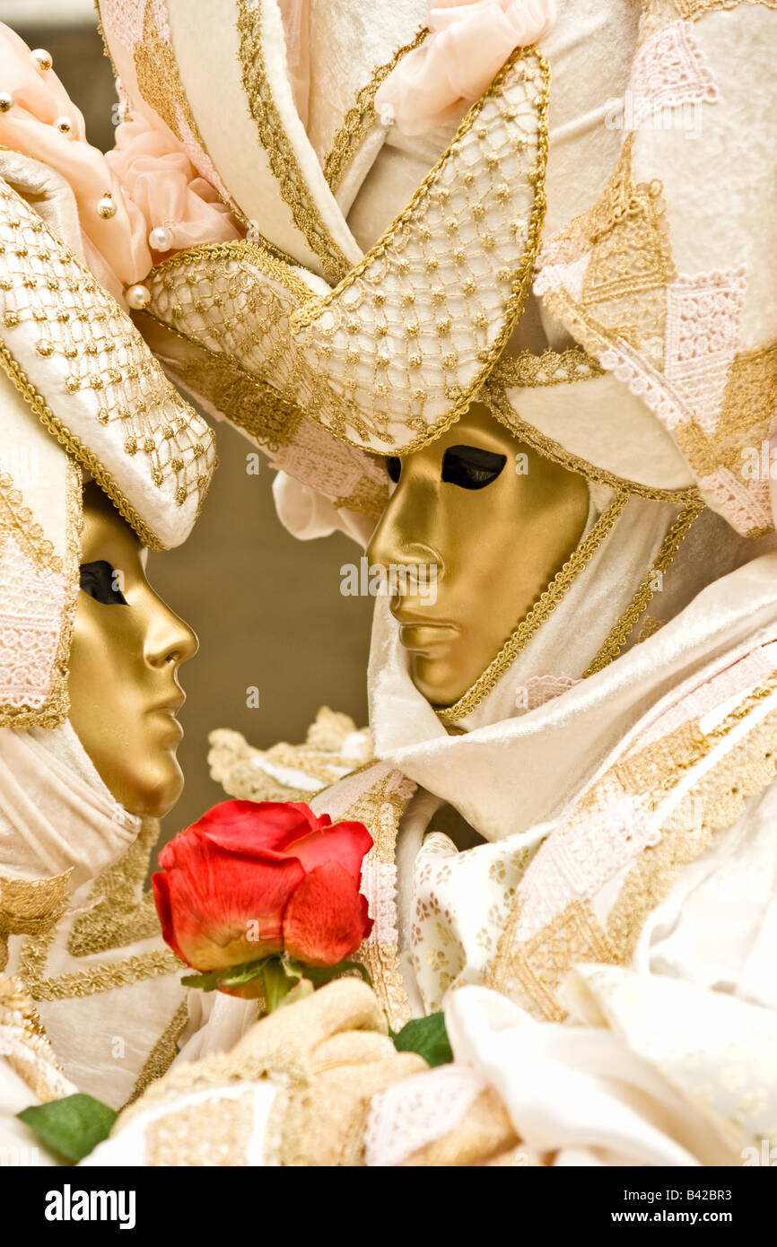 Golden painted carnival hi-res stock photography and images - Alamy