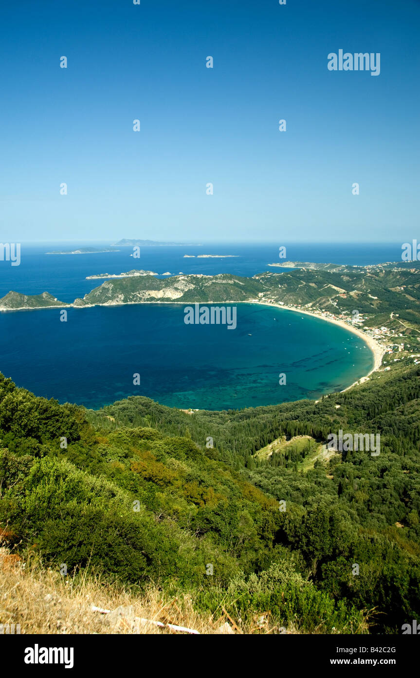 Greece corfu agios georgios bay hi-res stock photography and images - Alamy