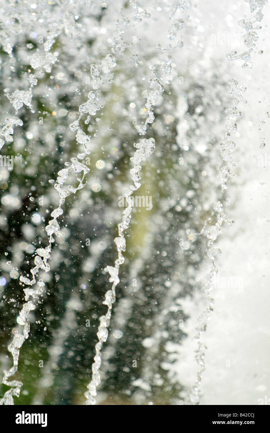 Freeze Frame of Water from a fountain in Monte Carlo Stock Photo - Alamy