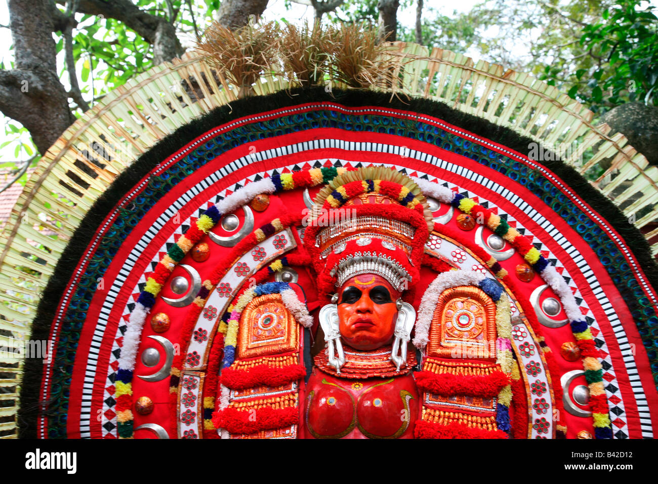 A Theyyam performer in Kerala, india Stock Photo - Alamy